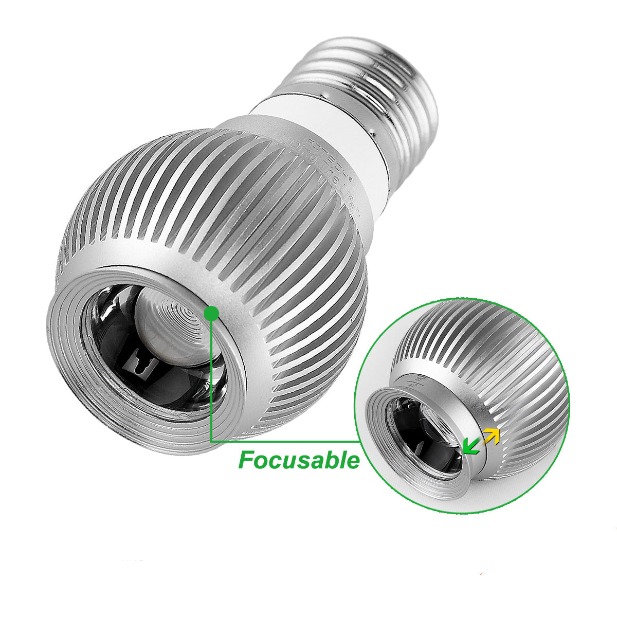 A018 Sun Flower E27 LED focusable spotlight for coffee bar lighting or ...